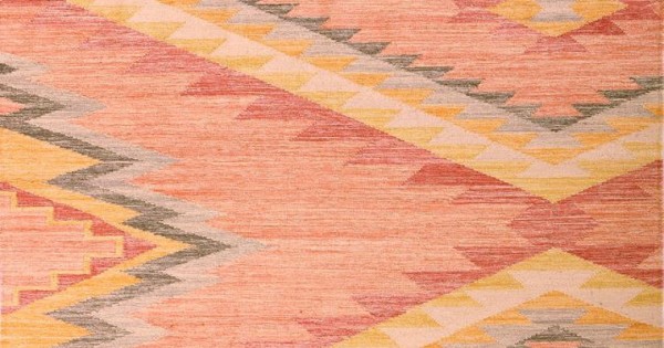 KAIRA - 260 ZIGZAG KELIM [Tapete - Berry]
