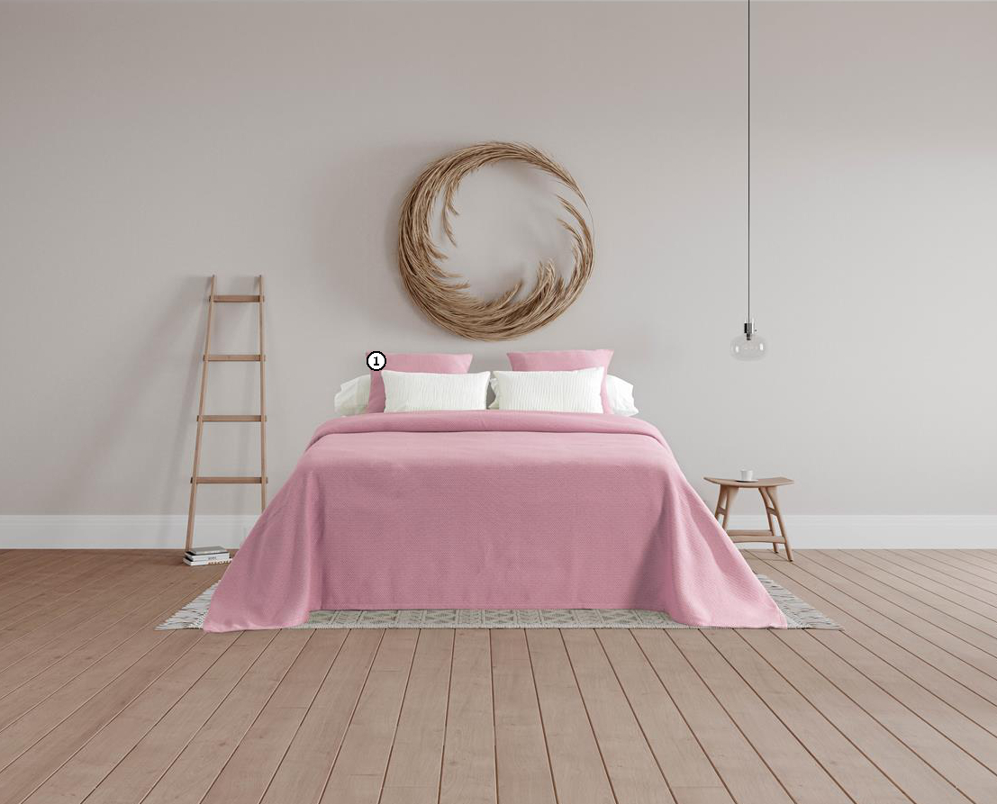 Colchas (Sem Enchimento) : BUZZ 1 - [Colcha - Rosa]